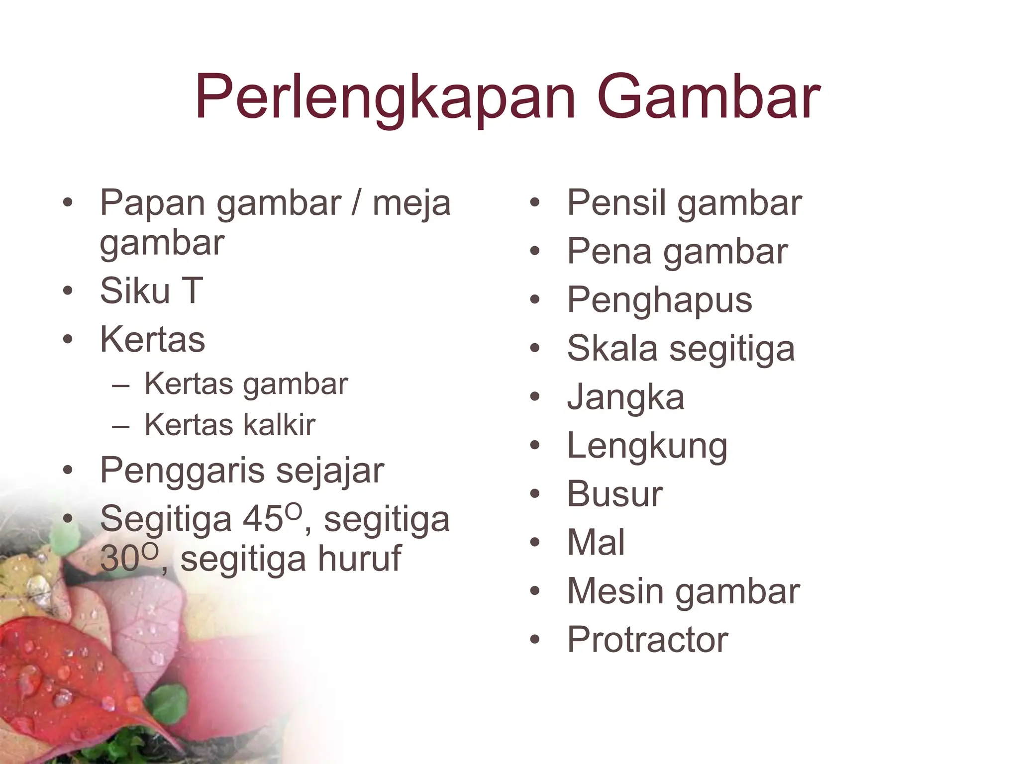 MATERI KULIAH MENGGAMBAR TEKNIK SIPIL 01 | PPTX