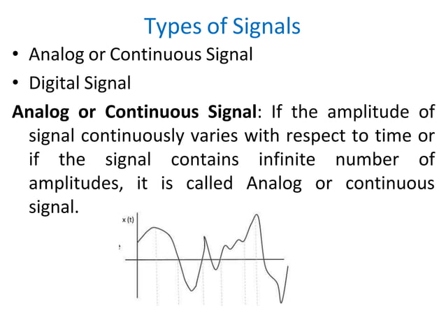 Basic introduction to analog communication | PPT