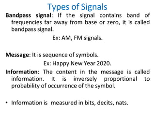 Basic introduction to analog communication | PPTX