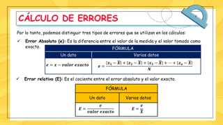Notación y porcentaje de error-Sr. Misterio | PPTX