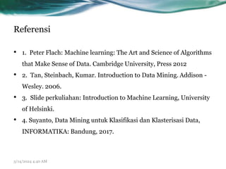 Pendahuluan Machine Learning: tujuan dan manfaat | PPT
