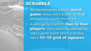 Lesson 1- scrabble.grade 8 - 3rd quarter | PPTX