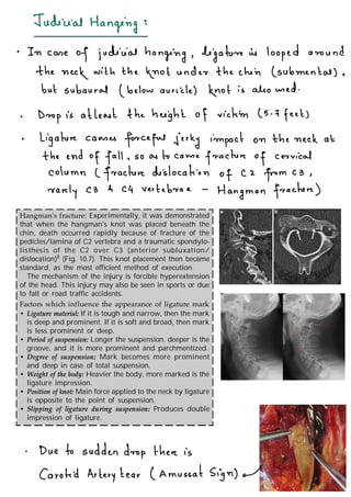 1. Asphyxia - violent asphyxial death hanging strangulationss | PDF
