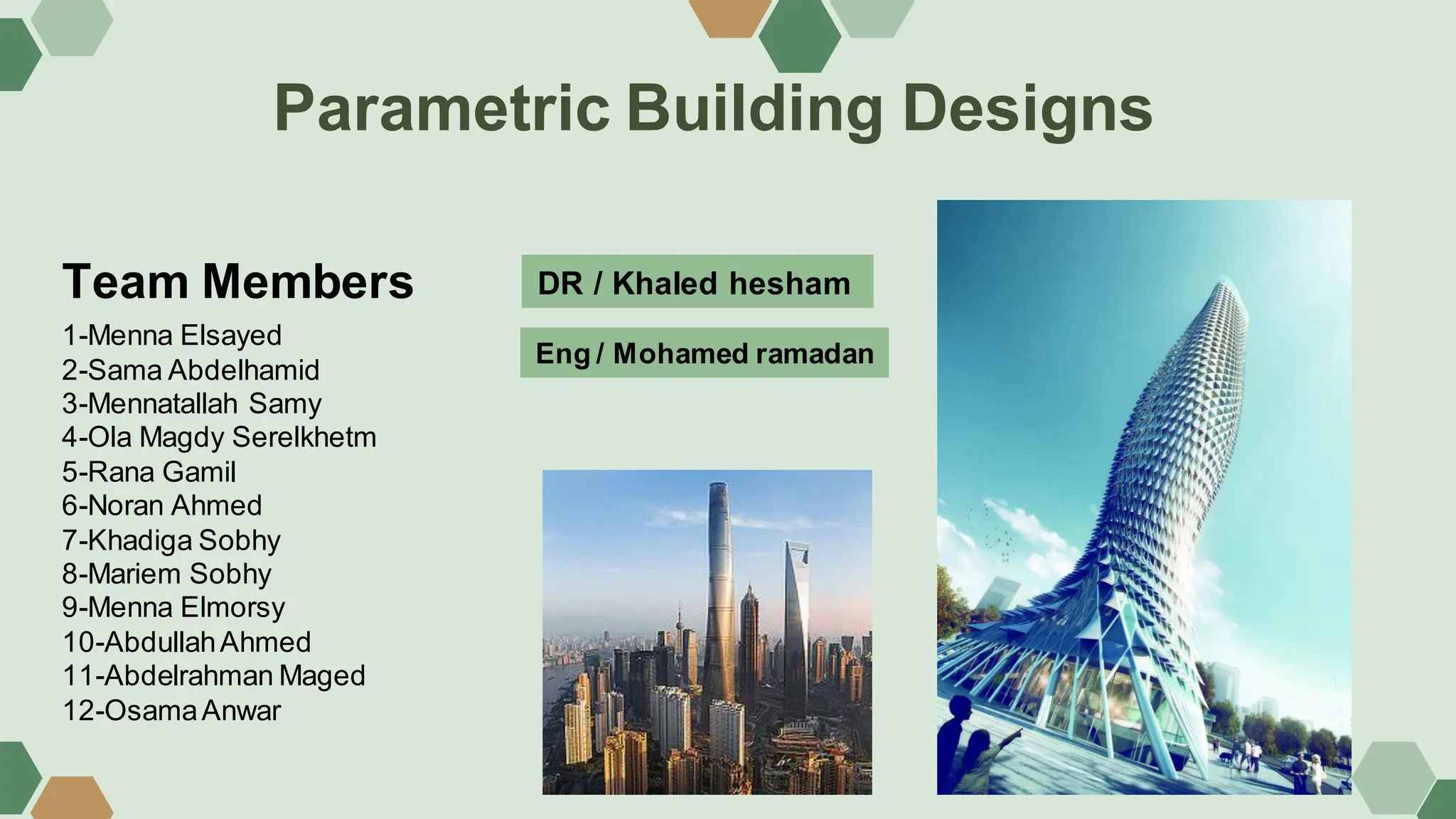 parametric buildings and its meaning in architecture | PDF