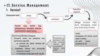 Konsep dasar information technology service management | PDF