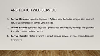 Web Service dan service oriented architecture | PPT