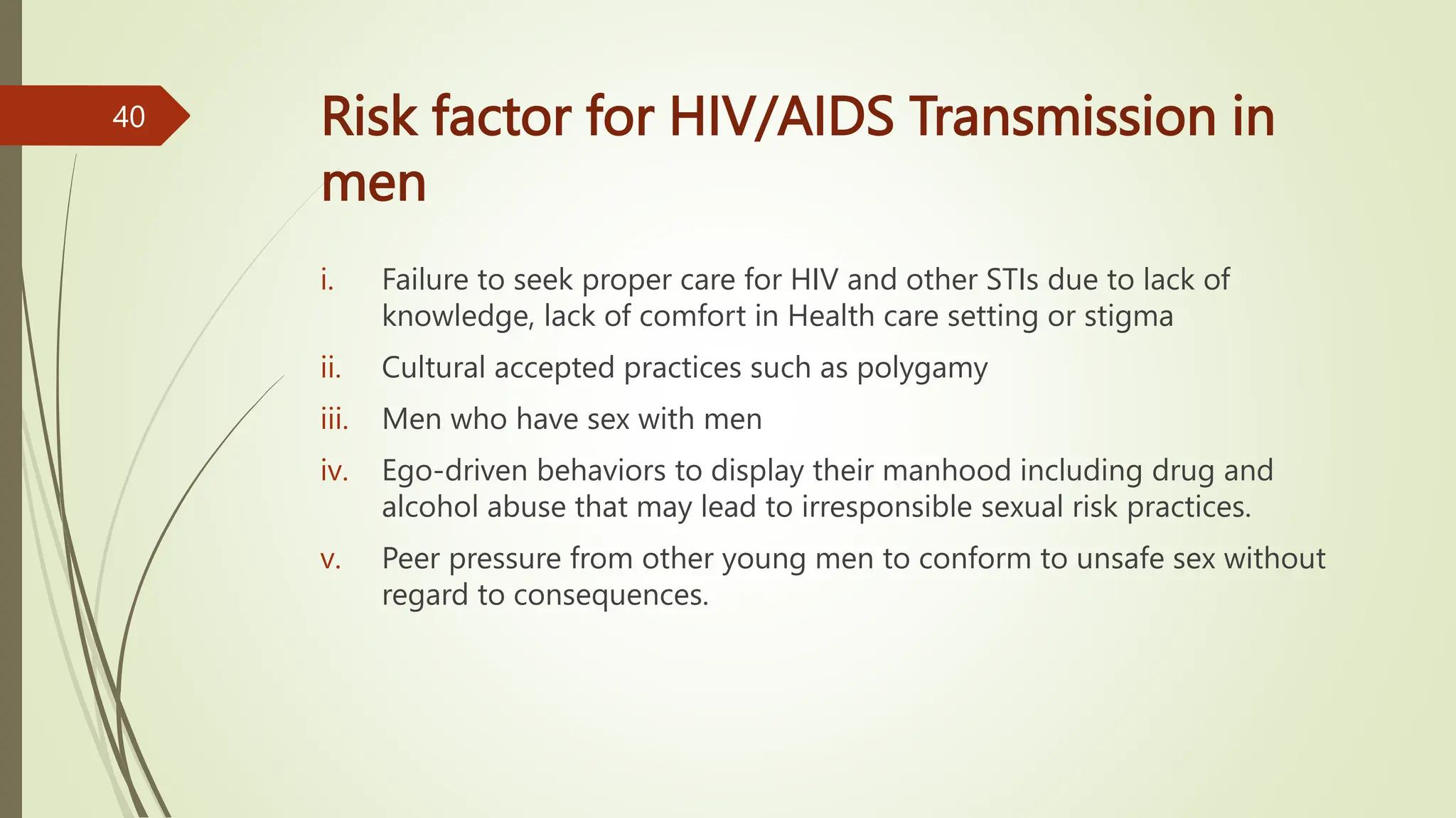 1. HIV/AIDS & STIs Complete Notes presentation | PPTX