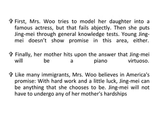 1.A. Summary and Theme Two Kinds by Amy Tan.pptx