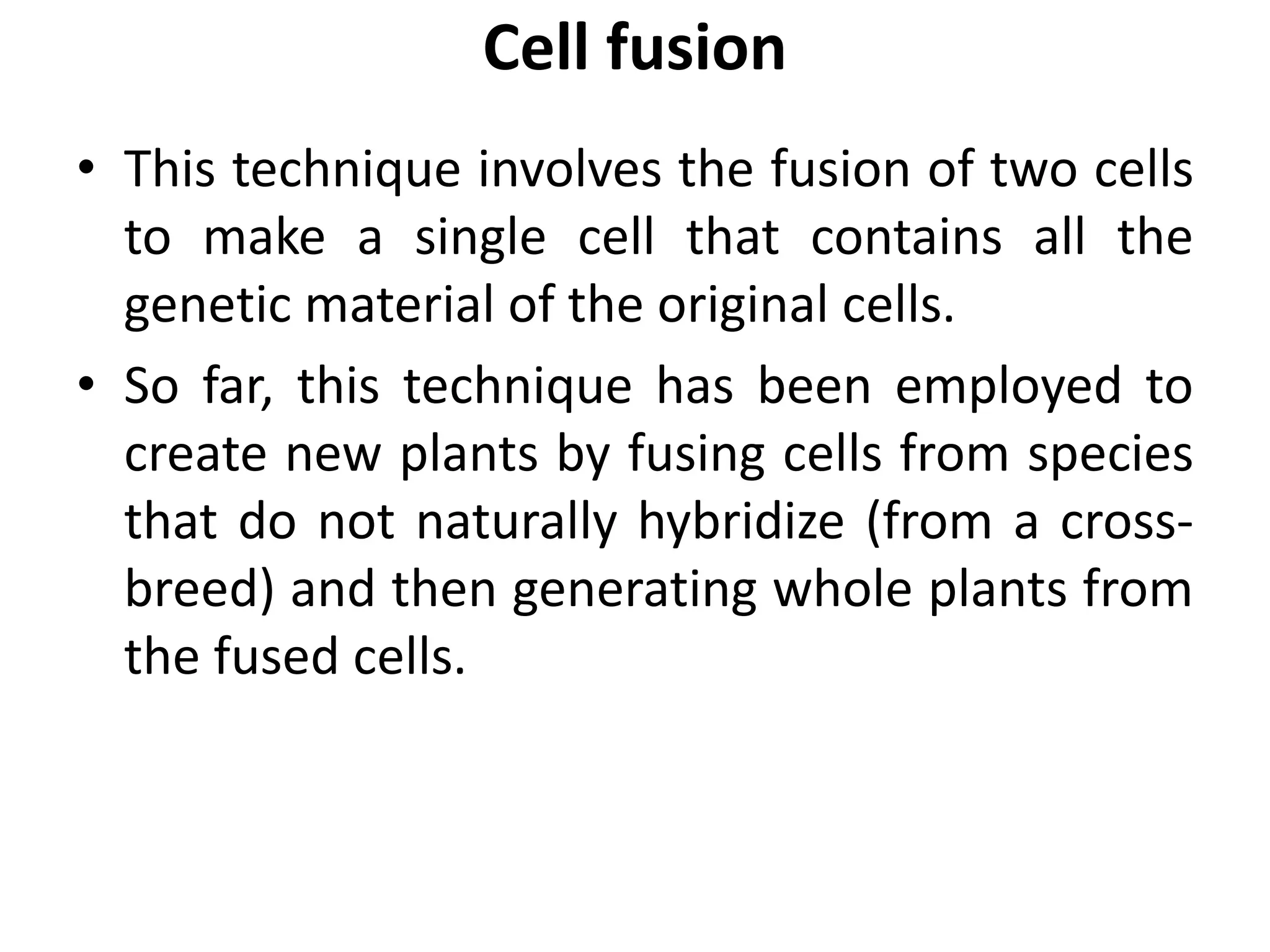 1.1 Biotechnology techniques.pptx Biotech | PPTX