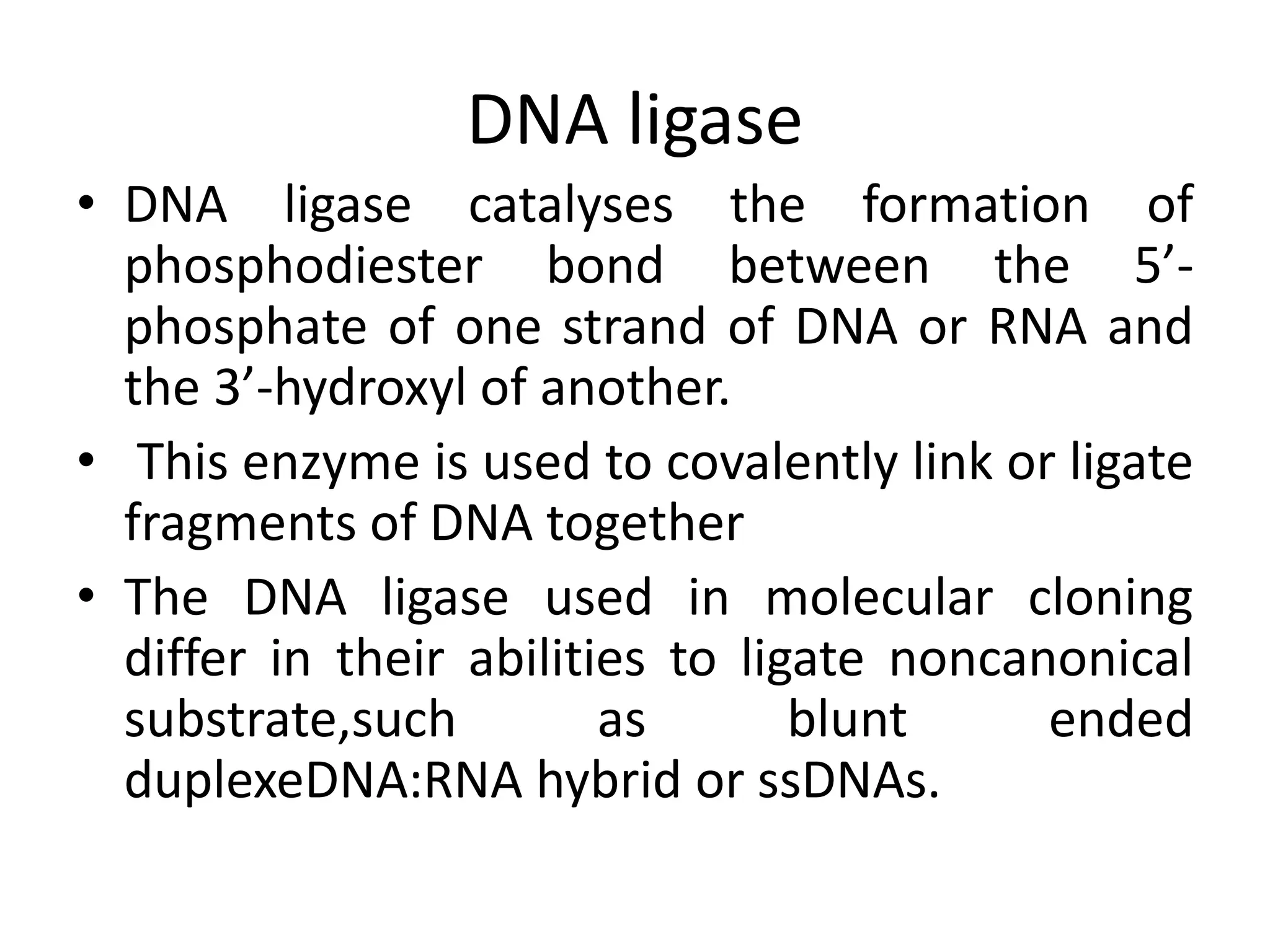 1. Study of cloning vectors, restriction endonucleases and DNA ligase.pptx