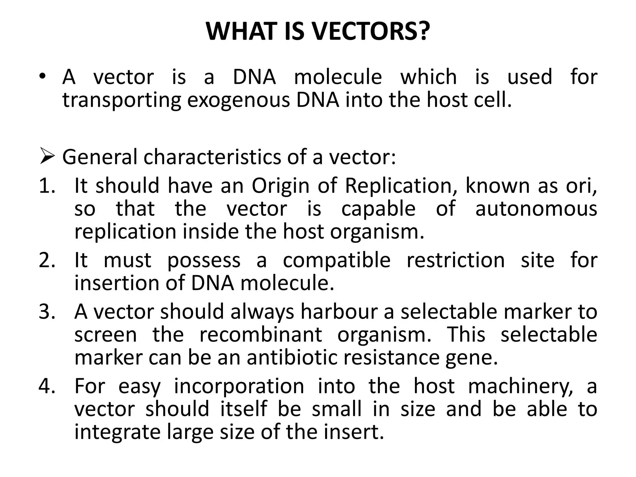 1. Study of cloning vectors, restriction endonucleases and DNA ligase.pptx