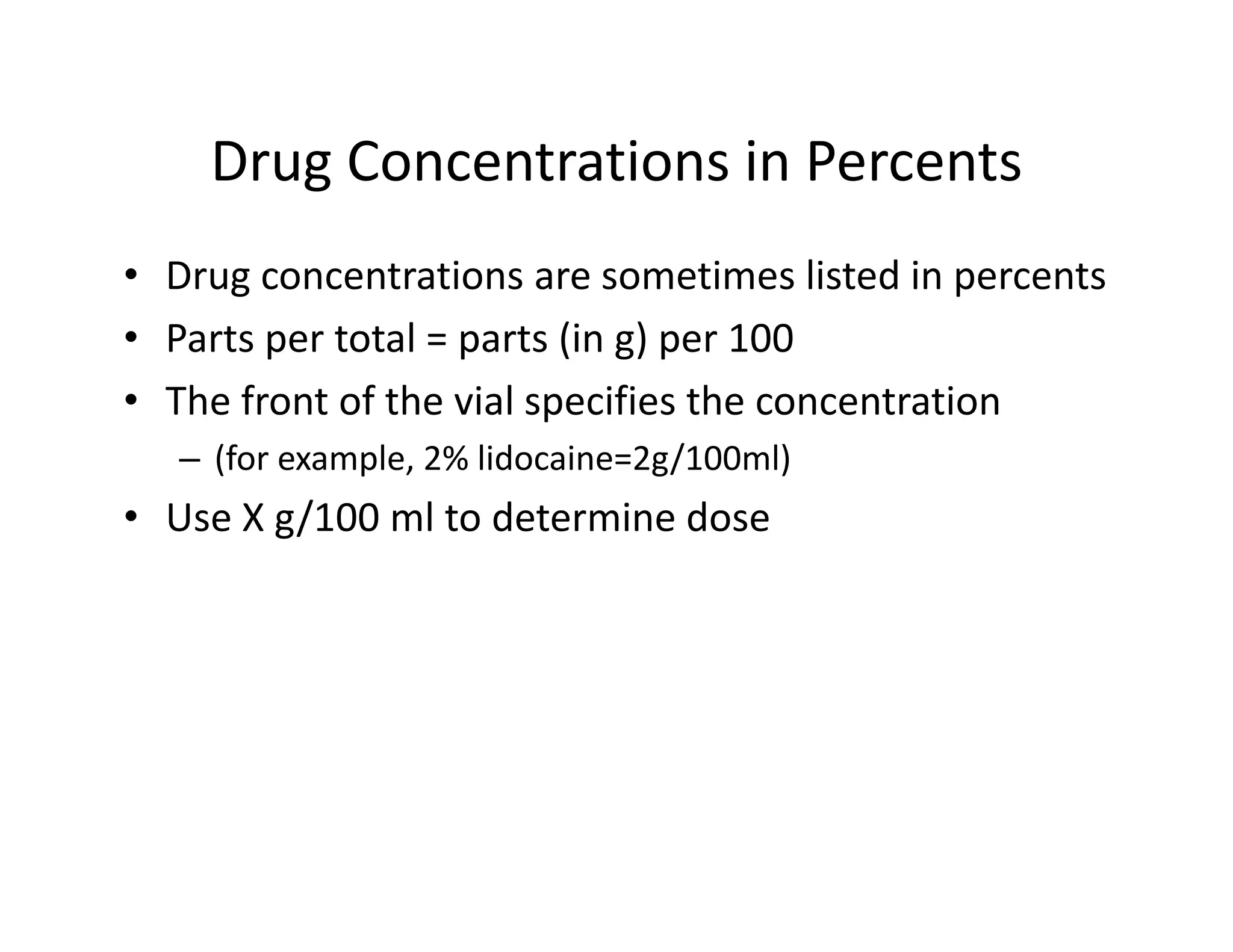 1. Drug Dose calculation.pdf for veterinary | PDF