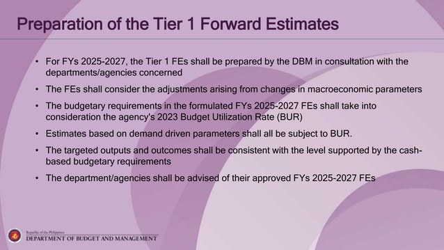 1. Medium-Term Fiscal Framework, Expenditure Management Framework, and ...