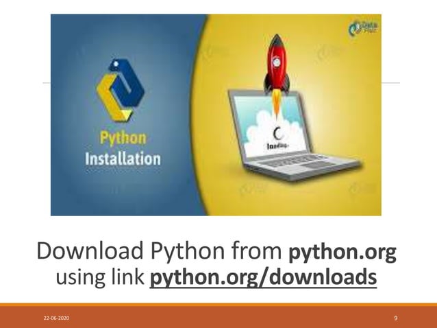 Introduction to Python features history and download.pptx | Programming ...