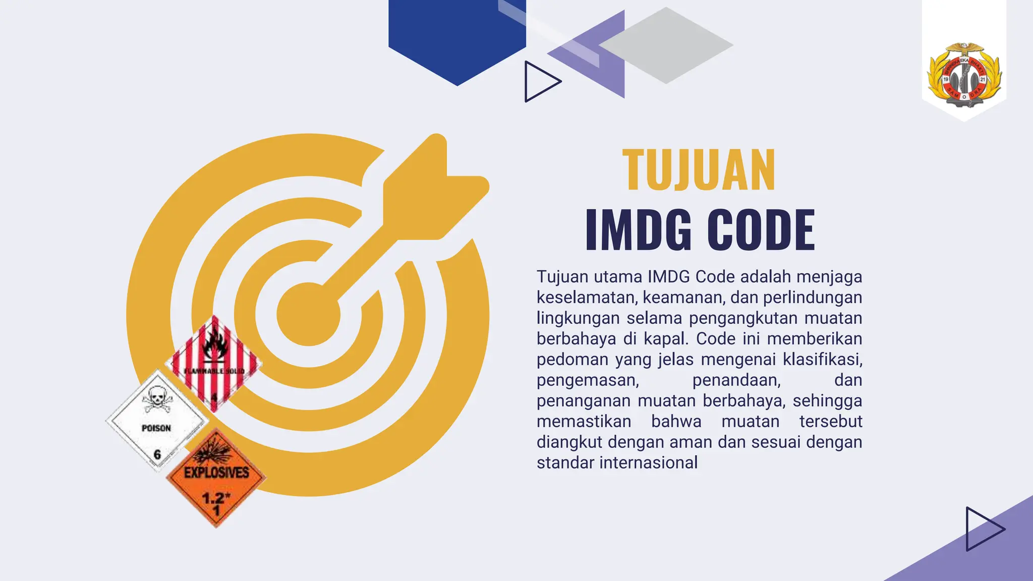 PENTINGNYA MUATAN BERBAHAYA DI KAPAL & IMDG CODE | PPTX