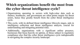 Threat intelligence life cycle steps by steps | PPTX | IT and Internet ...