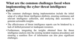Threat intelligence life cycle steps by steps | PPTX | IT and Internet ...