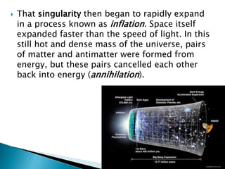 THE BIG BANG THEORY, ITS MISCONCEPTIONS AND EVIDENCES | PPTX | Science