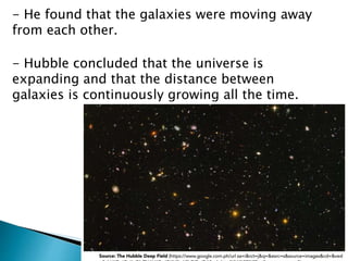 THE BIG BANG THEORY, ITS MISCONCEPTIONS AND EVIDENCES | PPTX | Science