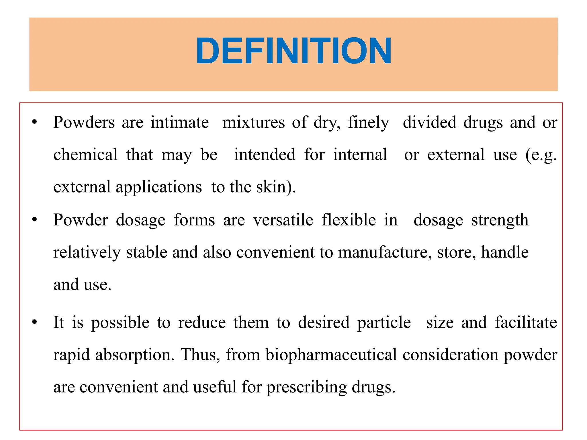 Powders, types of powders, hygroscopic, deliquesant | PPTX | Skin Care ...