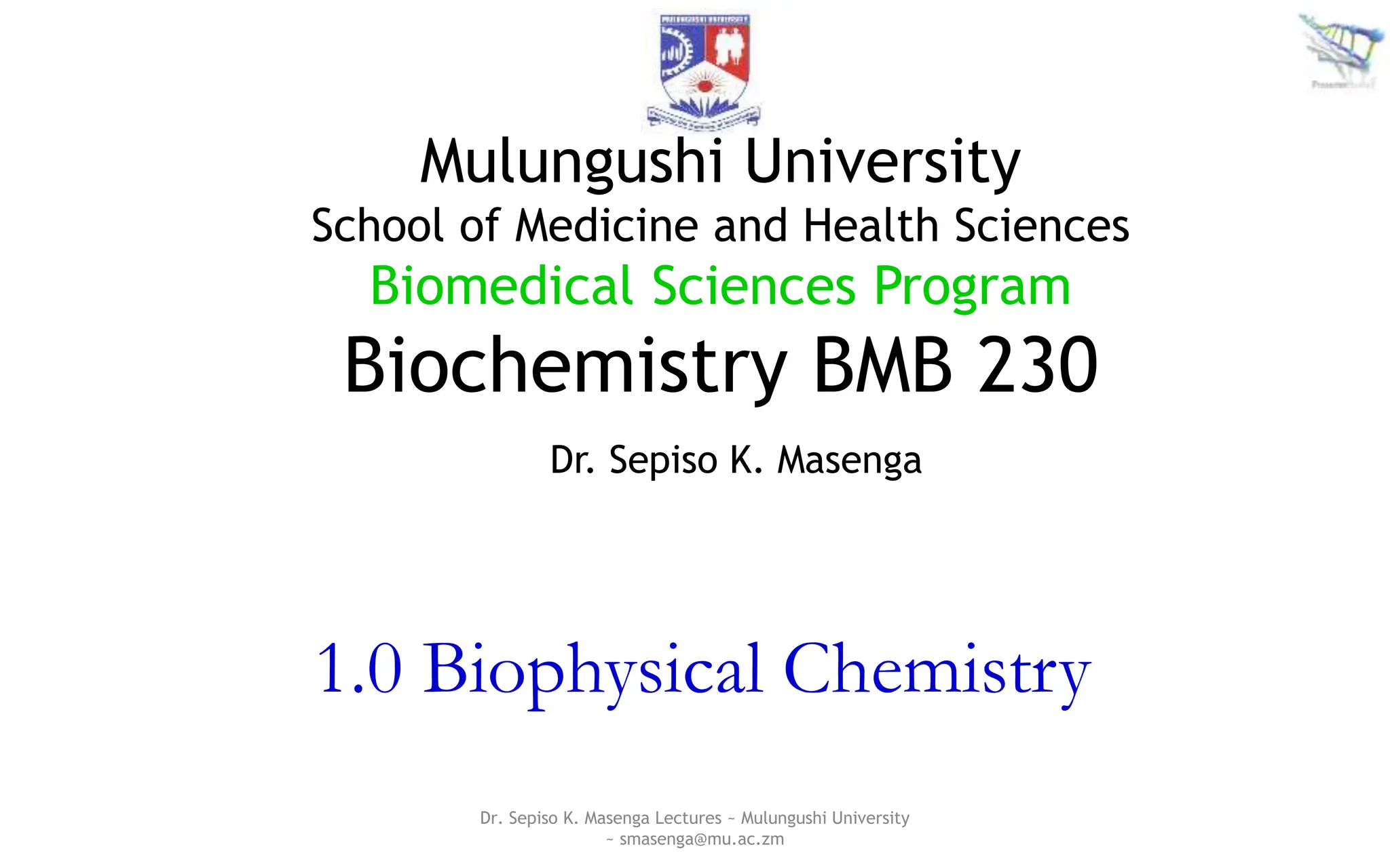 1.0 Biophysical Chemistry.pdf 12323323w46 | PDF