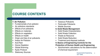 Introduction To environmental Engineerin g | PDF