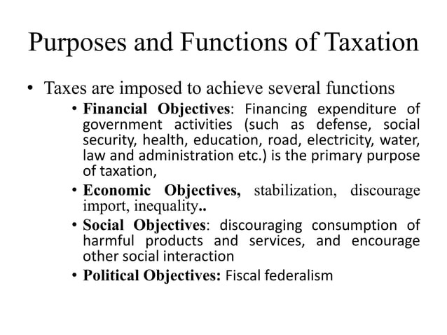 Introduction to Public Finance and Taxation.pptx | Business Accounting ...