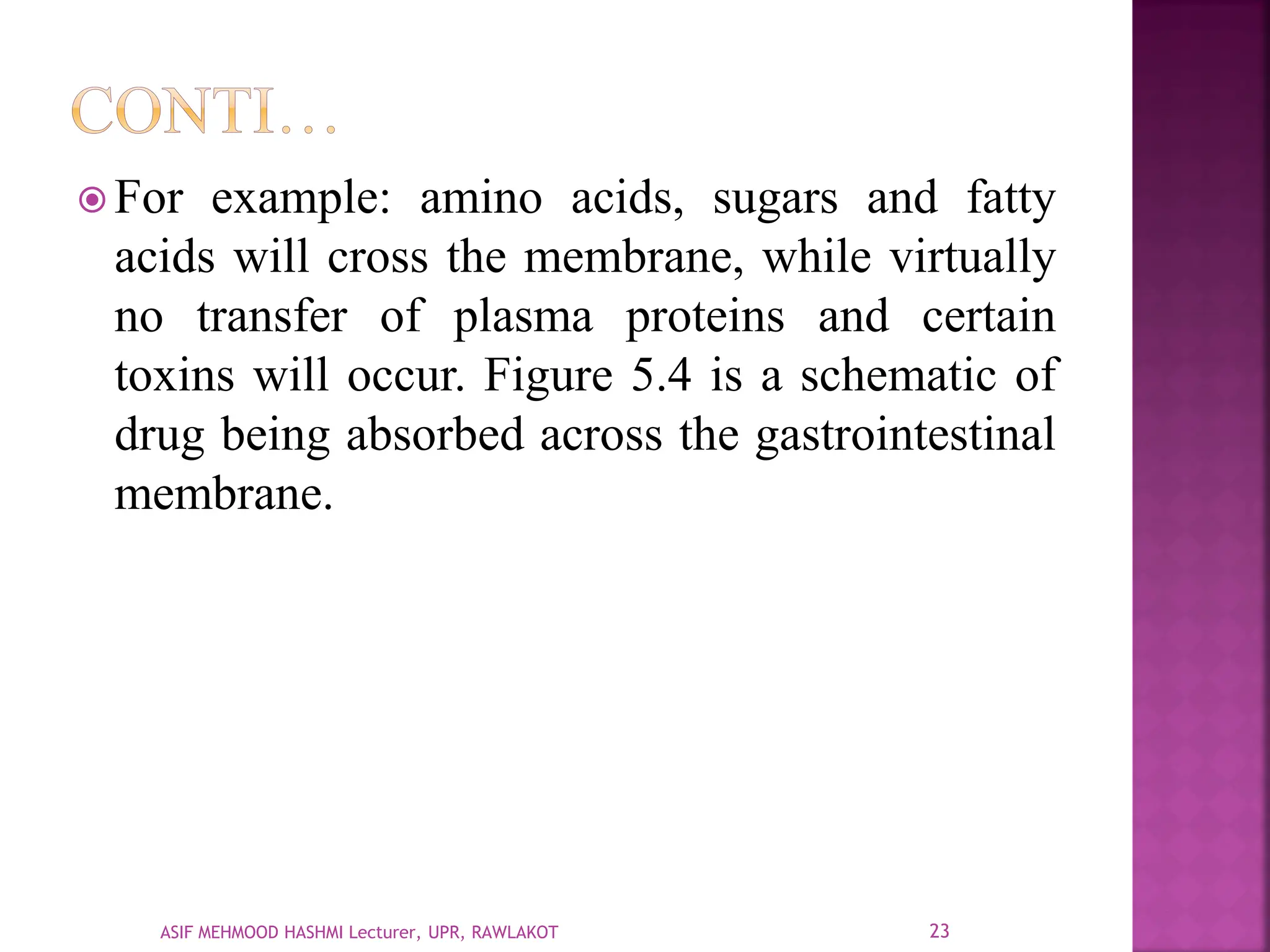 Gastrointestinal absorption , biopharm.pdf