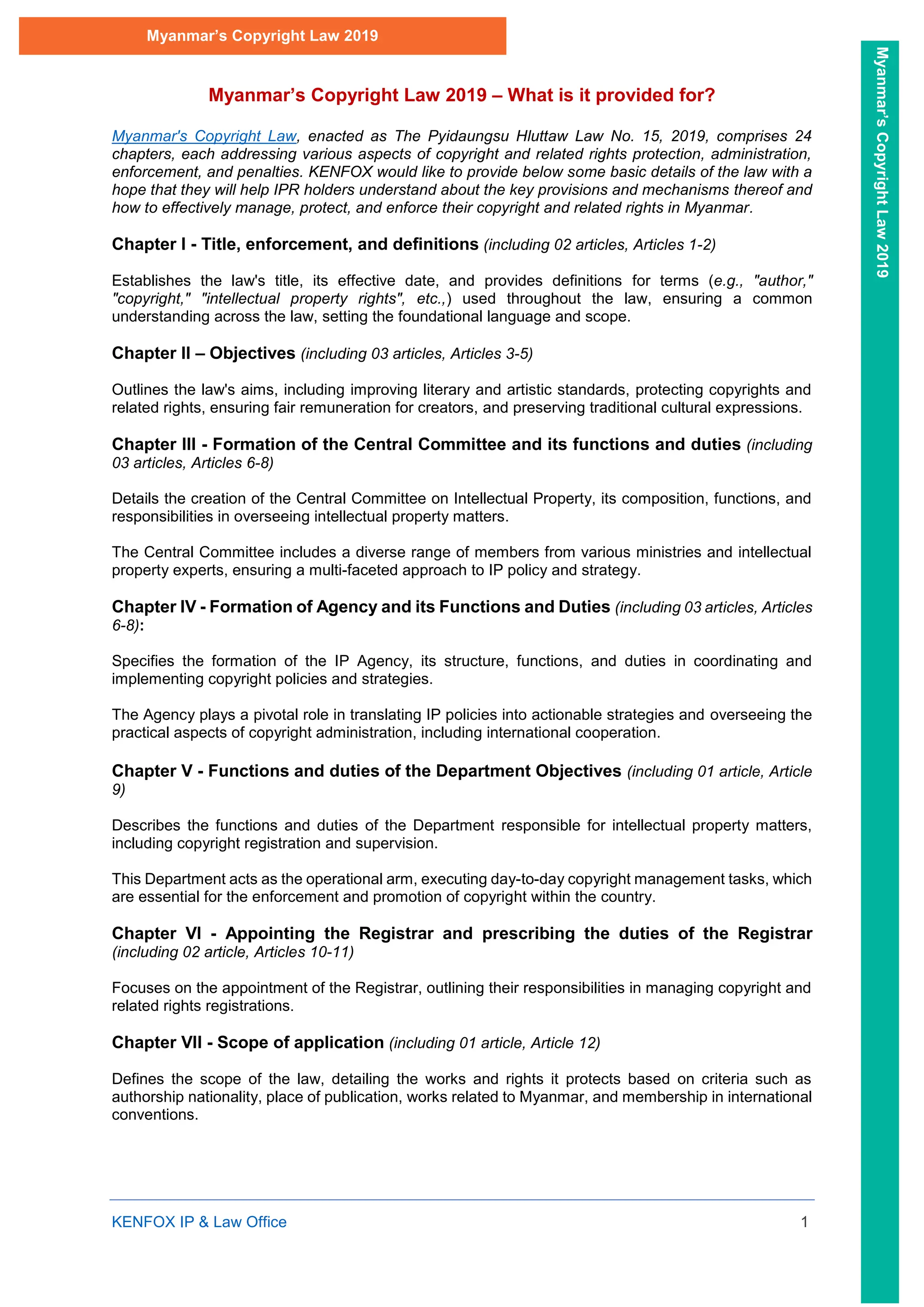 Myanmar's Copyright Law Introduction (Bulletin).pdf