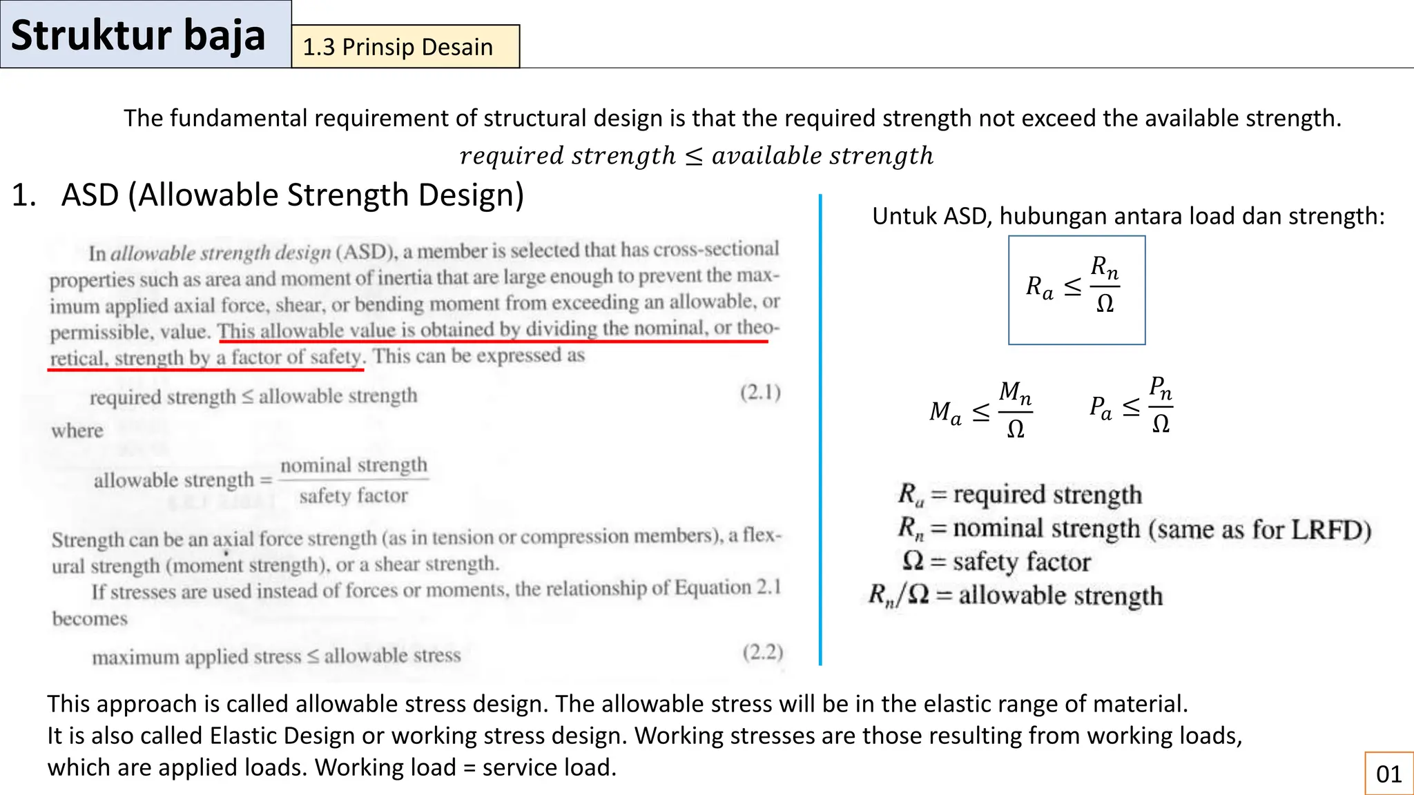 Prinsip Desain Struktur Baja LRFD dan ASD | PPTX