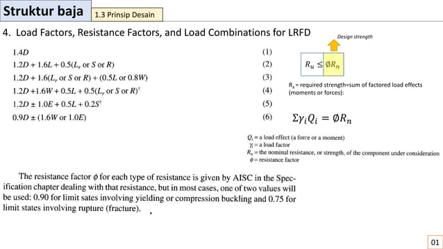 Prinsip Desain Struktur Baja LRFD dan ASD | PPT