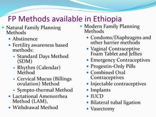 1. Introduction to Family planning method | PPT
