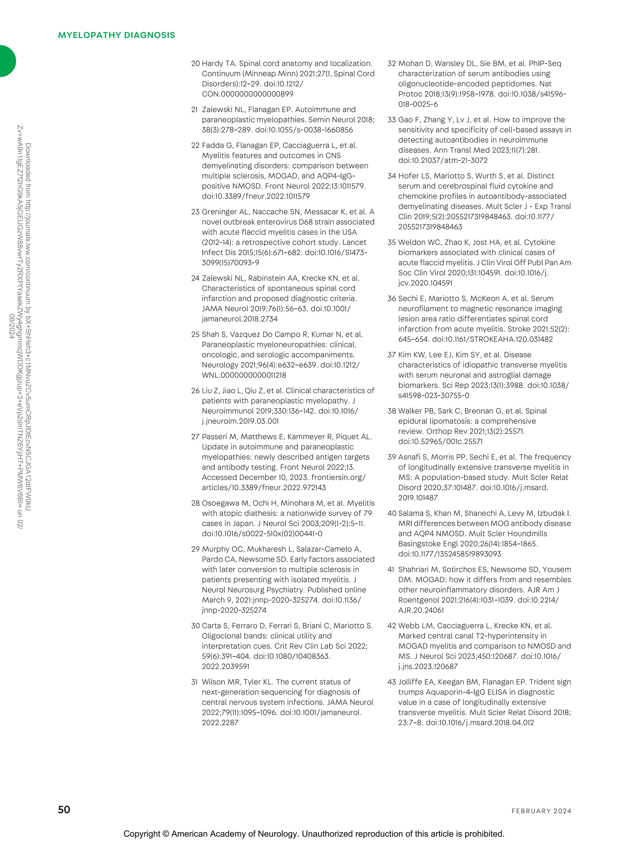 1. Clinical Approach to Myelopathy Diagnosis.pdf