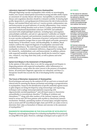 1. Clinical Approach to Myelopathy Diagnosis.pdf | Physical Therapy | Wellness