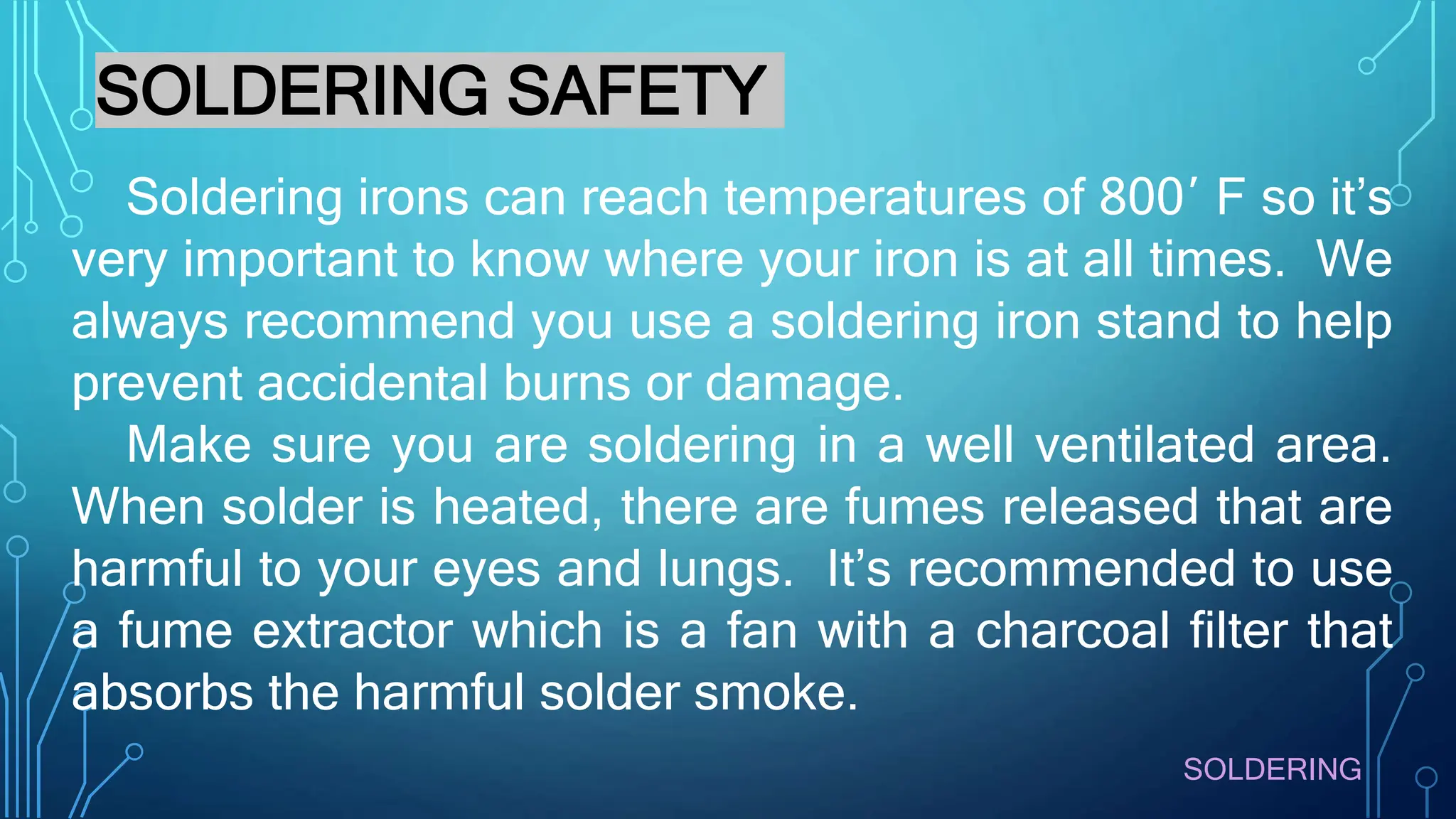 DIFFERENT STEPS IN DOING SOLDERING TECHNIQUE | PPTX