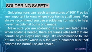 DIFFERENT STEPS IN DOING SOLDERING TECHNIQUE | PPTX