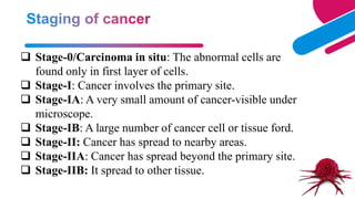 Cancer [medical surgical nursing] basic information | PPTX