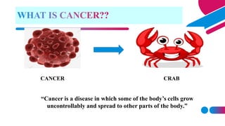 Cancer [medical surgical nursing] basic information | PPTX