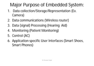 Embedded System Introduction and Basics | PDF