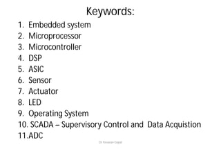 Embedded System Introduction and Basics | PDF