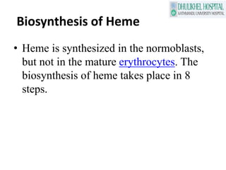 Heme synthesis for medical And Nursing studentspptx | PPTX