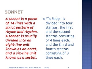 Grade 11 TO SLEEP-POEM WITH POETIC DEVICES.pptx