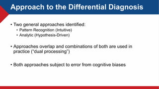 1.1_GME_ Core Skills_DIfferentialDiagnosis_Principles of differential ...