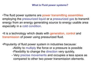 Industrial hydraulics introduction /comparison | PPT