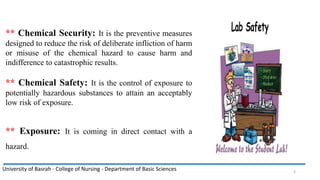 1. Chemical Security and Safety in Chemi | PDF