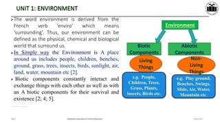 1.ENVIRONMENT first chapter ppt of msbte | PPTX