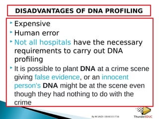 Dna Phenotyping Disadvantages : DNA phenotyping: current application in ...