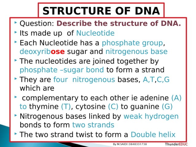 1. DNA CODE OF LIFE. .pdf | Chemistry | Science