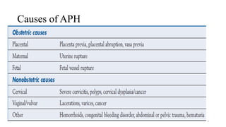 anti partum hemorrhage and its complication | PPT