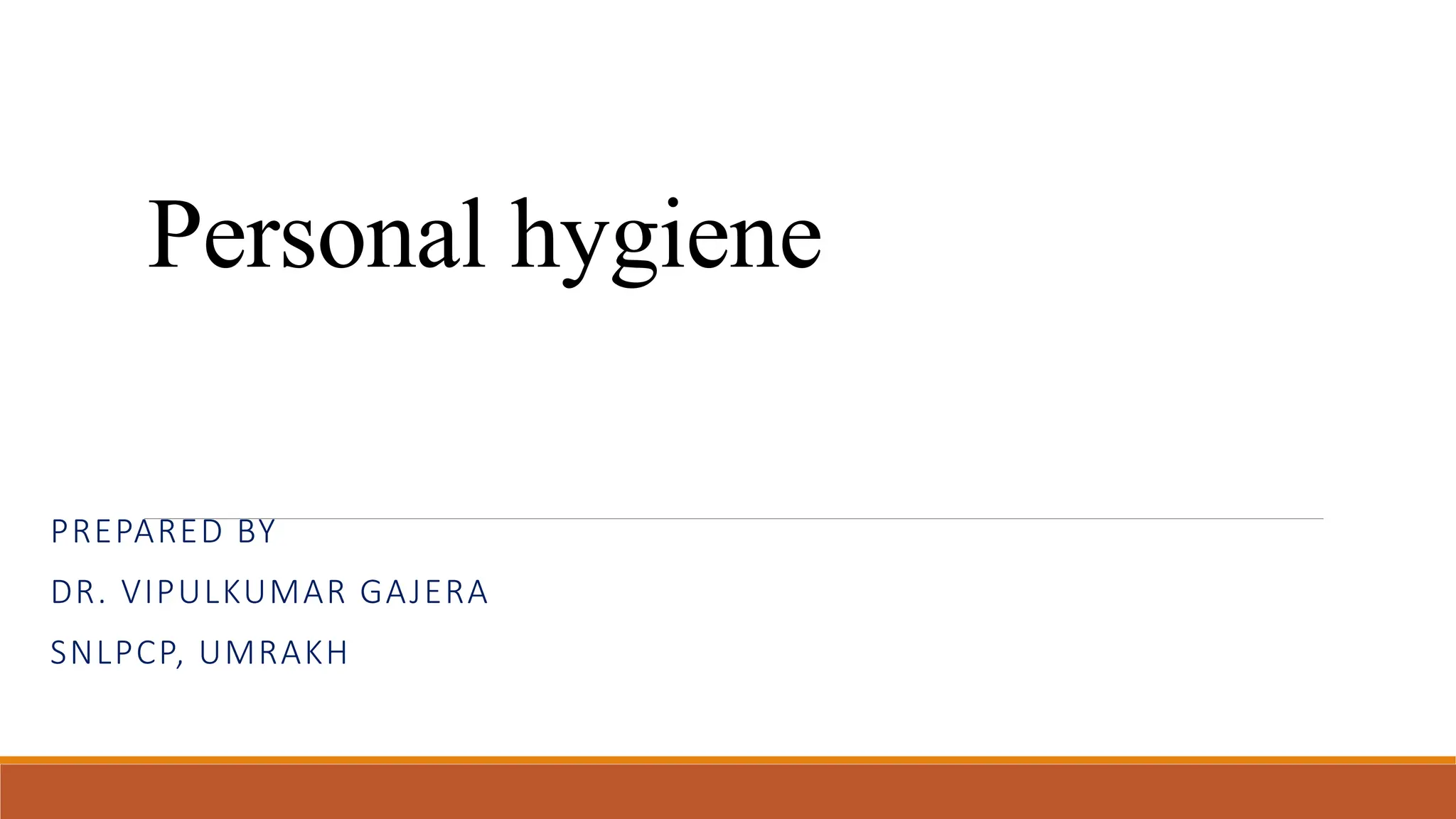 Overall Maintenance of Personal hygiene.pdf